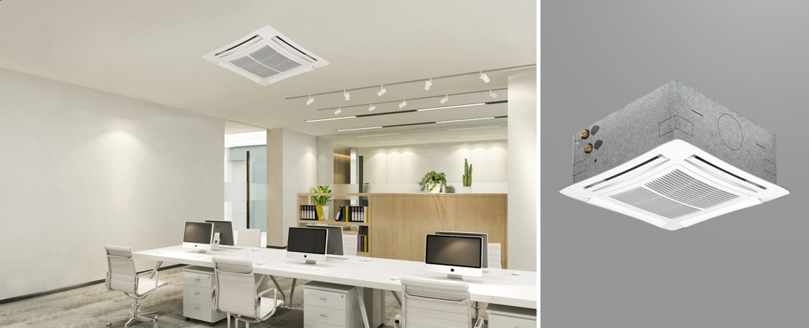 Four-way cassette-type fan coil unit TopLine series | HVAC systems from ...